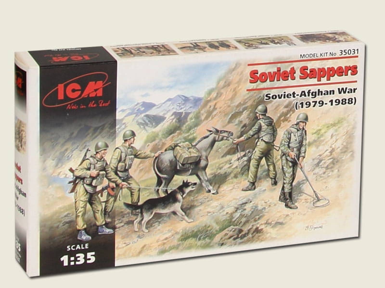 ICM ICM35031 Soviet Sappers, Soviet-Afghan War (1979-88) / 1:35