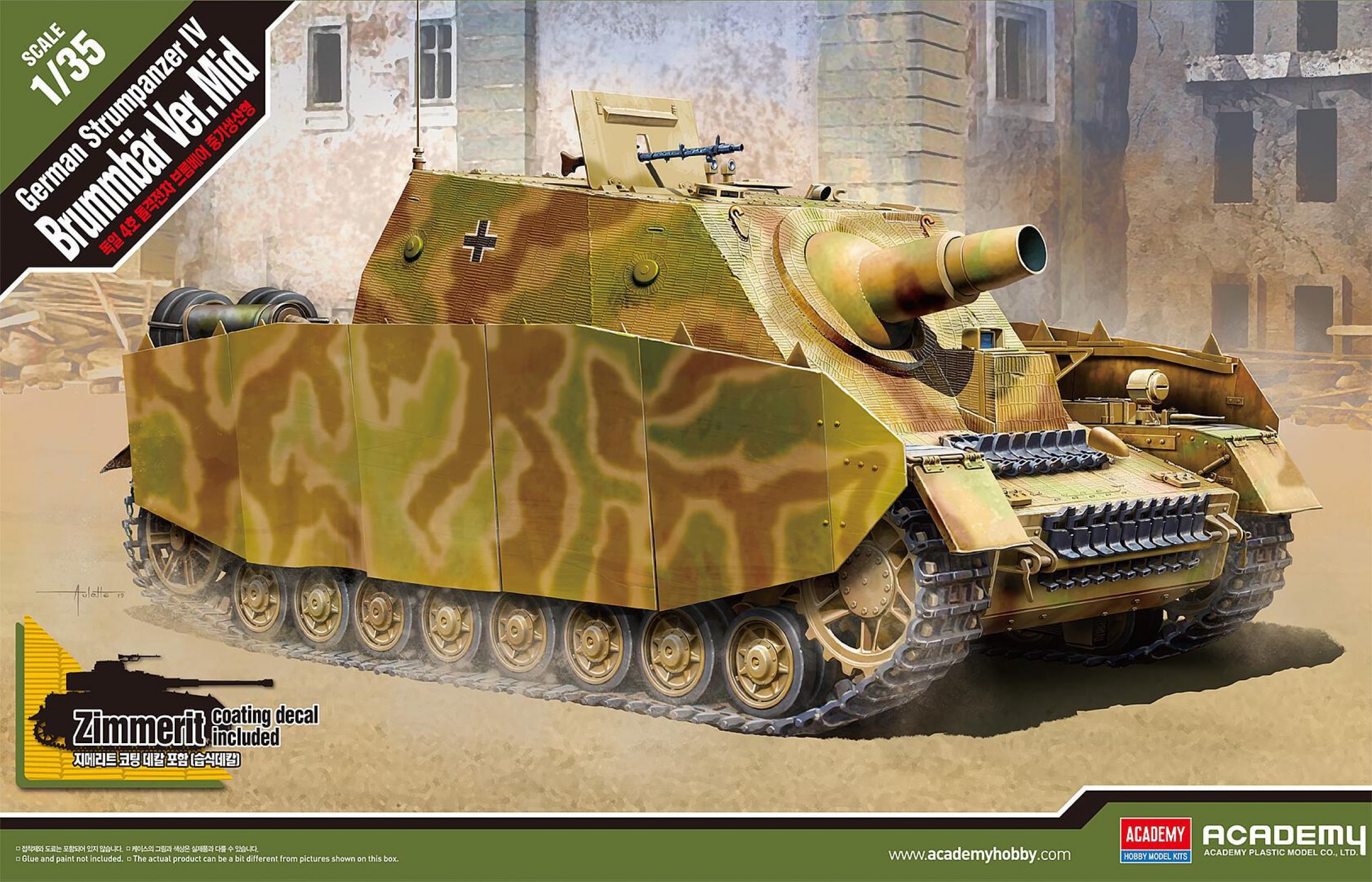 Academy ACA13525 Sturmpanzer IV Brummbär mid. Version/ 1:35