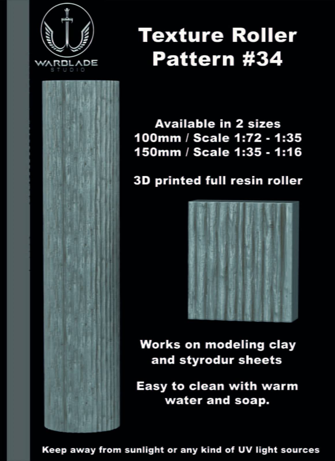 Texture Roller #34 - Earth Waves, Warblade Studios, WASTU0034