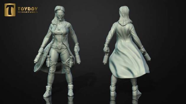 ToyDoy Miniatures ToyD015 Trinity - Sci-Fi Soldier