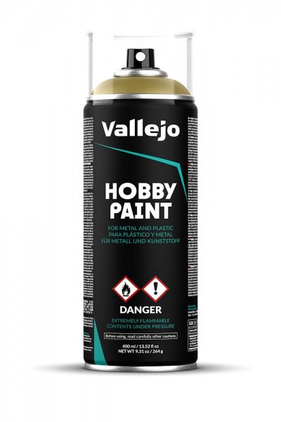 Vallejo Hobby Paint Spray Panzer Yellow (400ml), Vallejo, VA28001