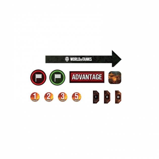 Gale Force Nine WOT32 World of Tanks Expansion - Gaming Tokens (25) (EN)