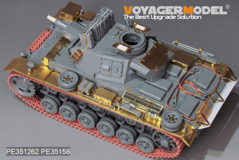 Voyagermodels PE351262 WWII Pz.KPfw. III Ausf N Africa troop upgrade ...